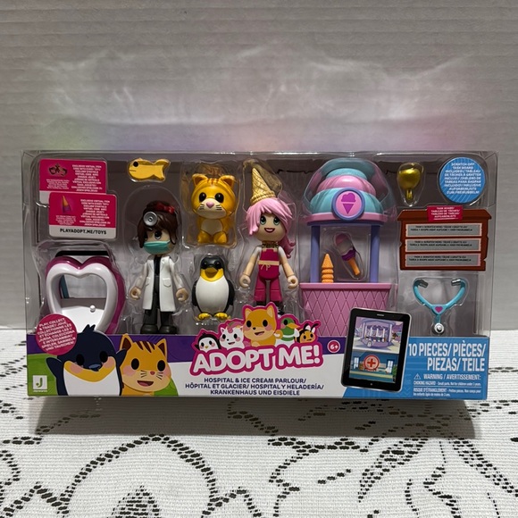 Jazwares | Toys | Adopt Me Hospital Ice Cream Parlour Toy Set With ...